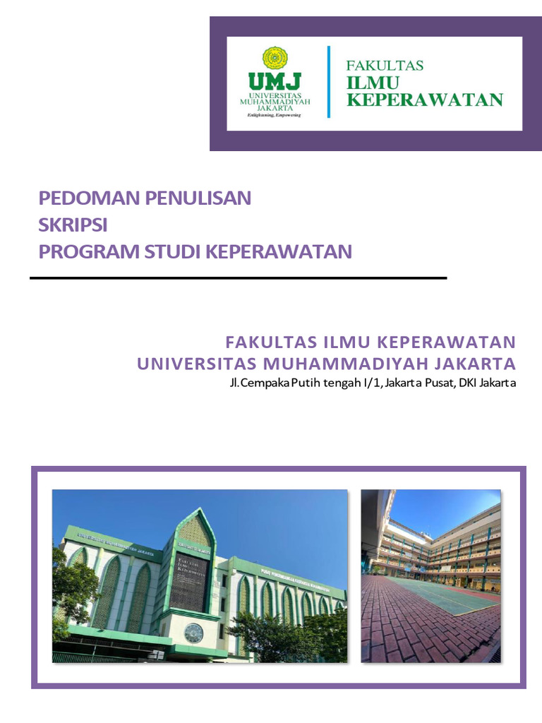 Pedoman Penulisan SKRIPSI FIK UMJ | PDF