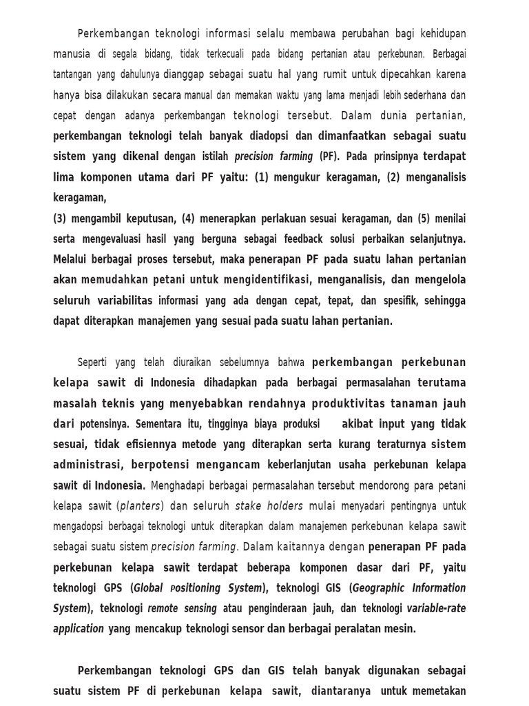 Pertania Presisi Resume | PDF | Komputer