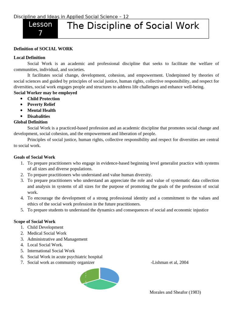 Lesson 7 Applied Social Science 12 | PDF | Social Work | Social Psychology