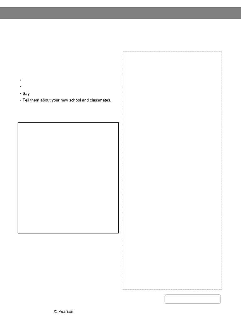 ECA2plus - Tests - End-of-Year Test - Writing A | PDF