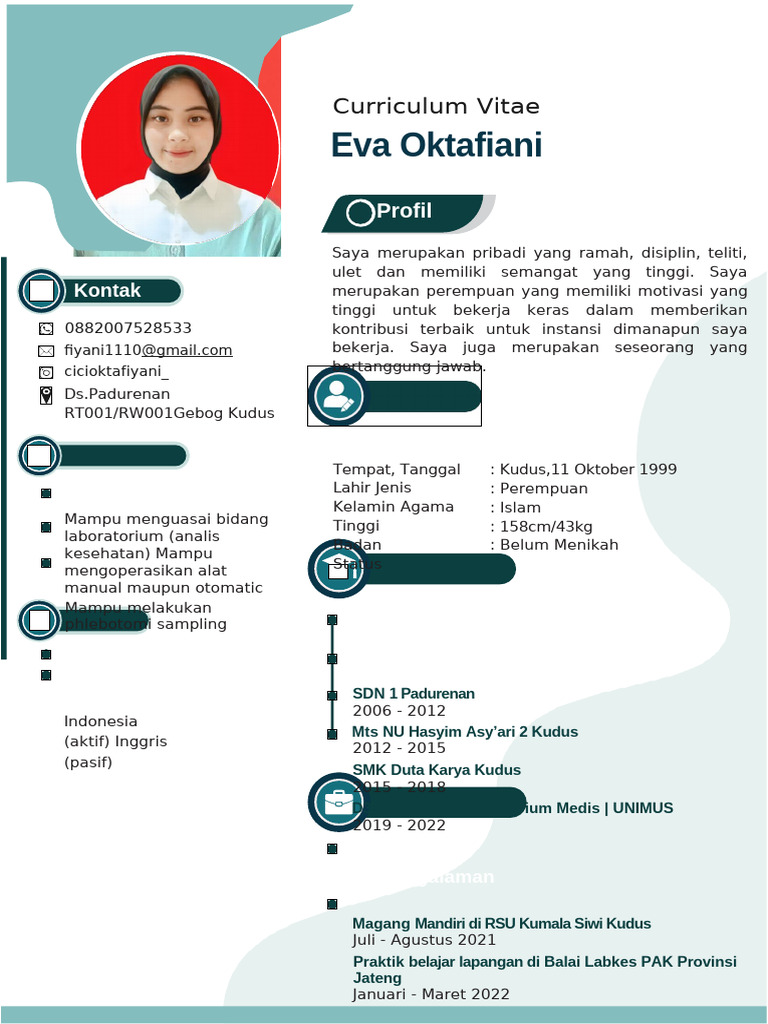 Eva Oktafiani: Curriculum Vitae | PDF