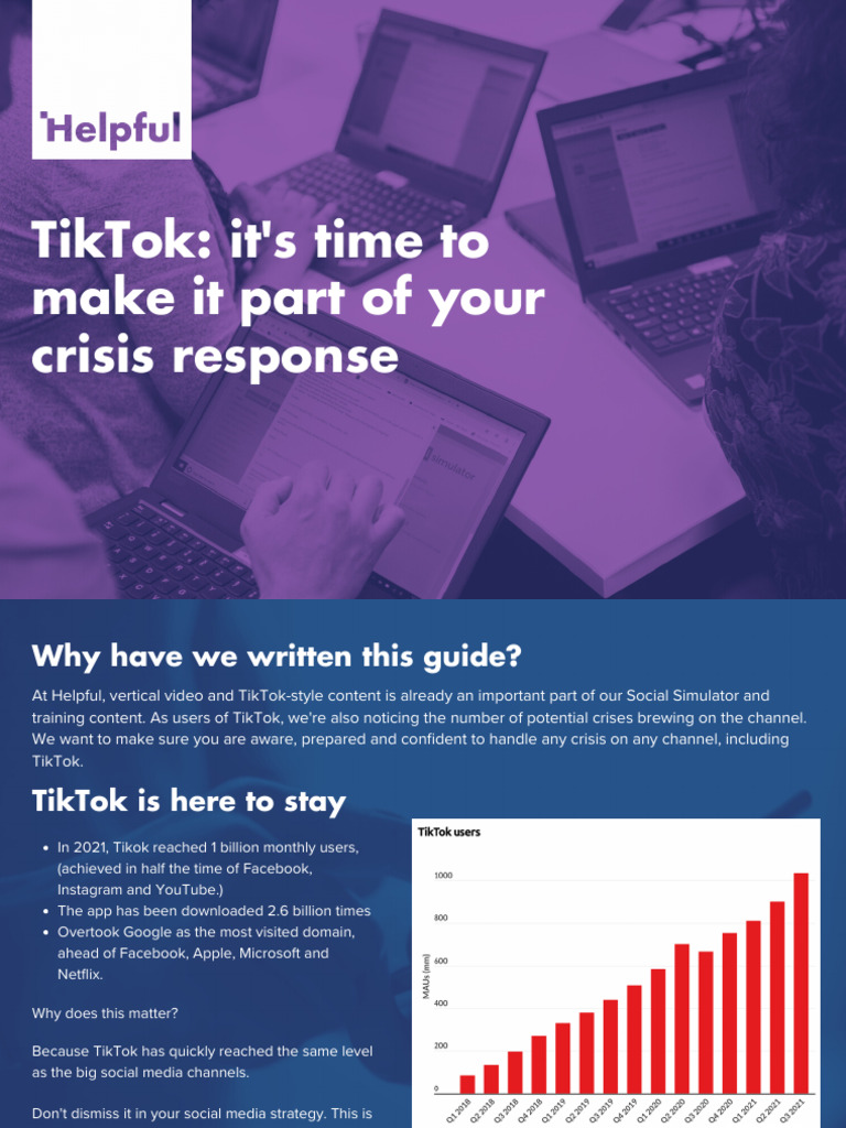 TikTok Its Time To Make It Part of Your Crisis Response | PDF | Social ...