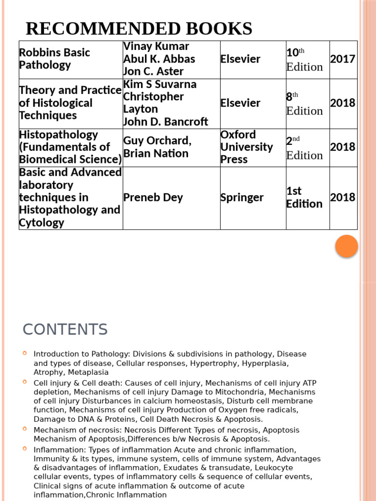 Week1-2 Introduction to General Pathology | PDF | Pathology | Cytopathology