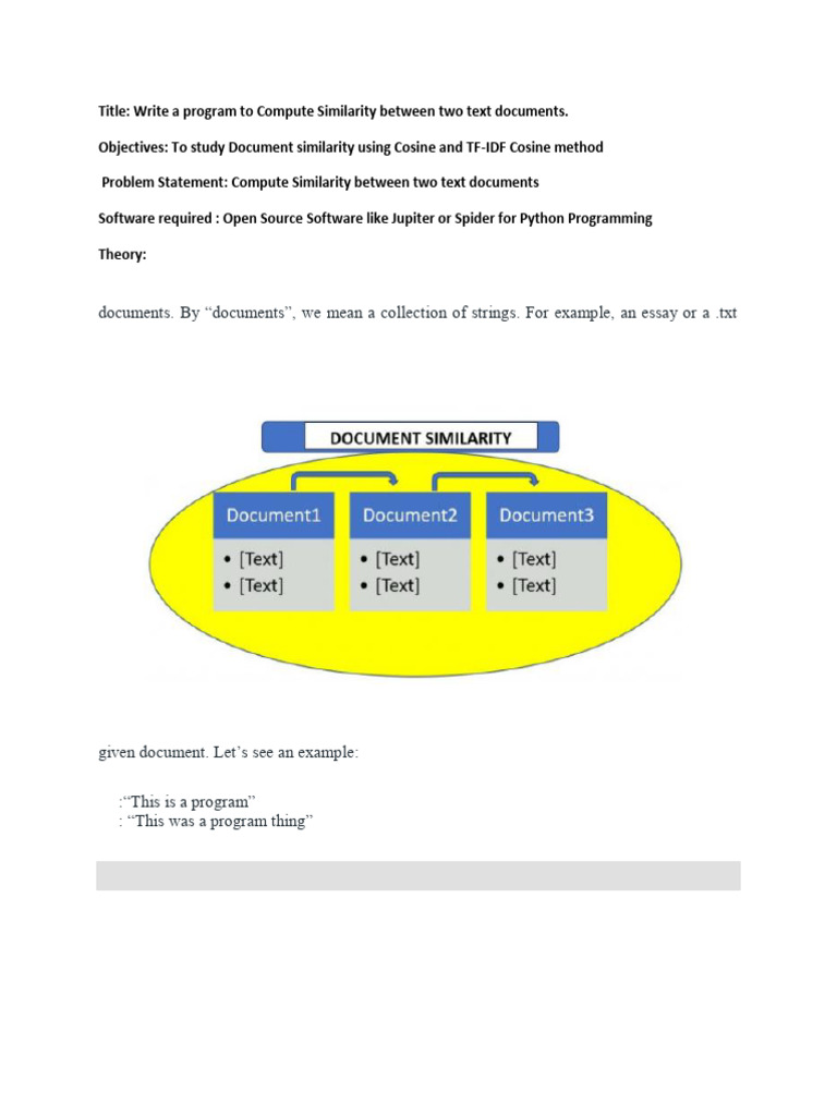 Pract 1 Measuring The Document Similarity in Python | PDF | Applied ...