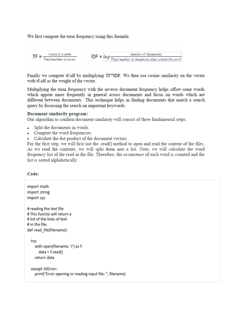 IR Practical Code | PDF | Computing | Computer Programming