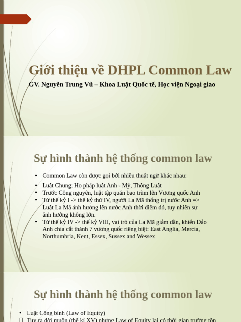 DHPL Common Law | PDF