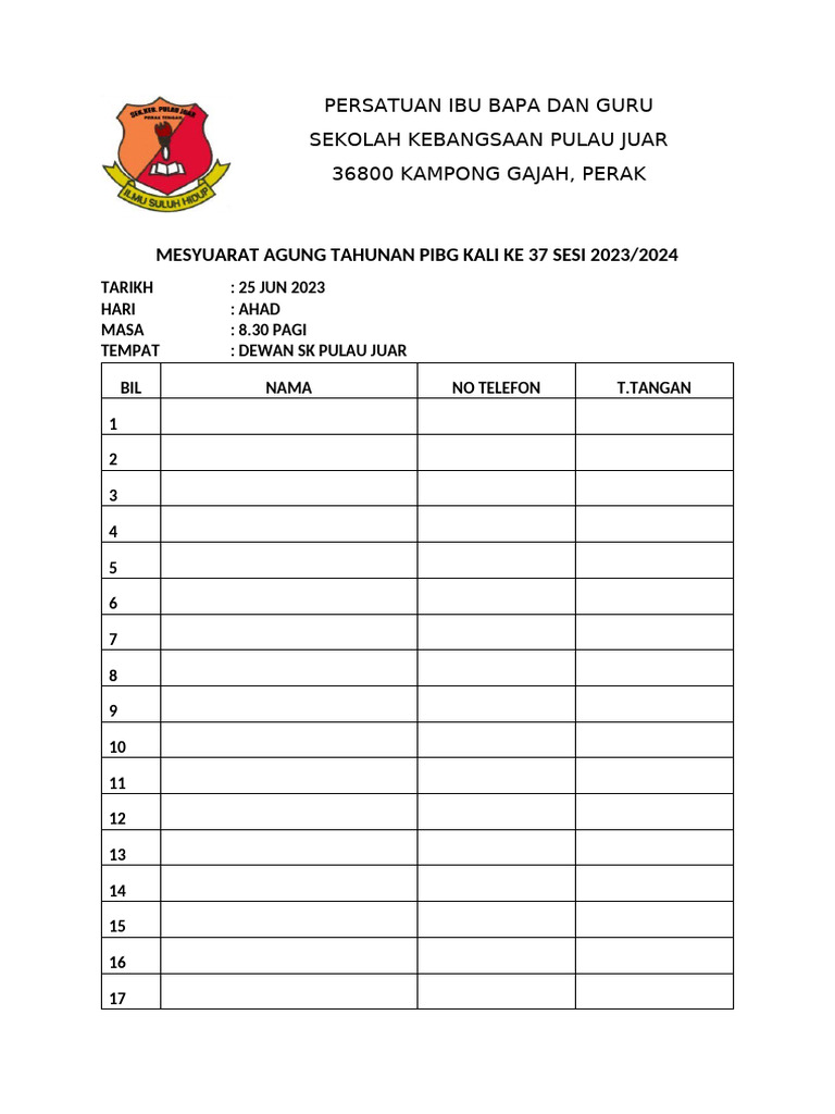 Persatuan Ibu Bapa Dan Guru | PDF