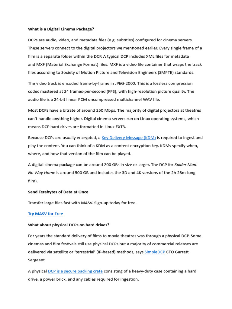 DCP system | PDF