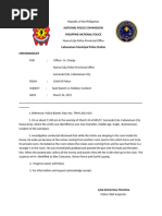 Incident Report (Robbery Hold Up) | PDF | Criminal Law | Crimes