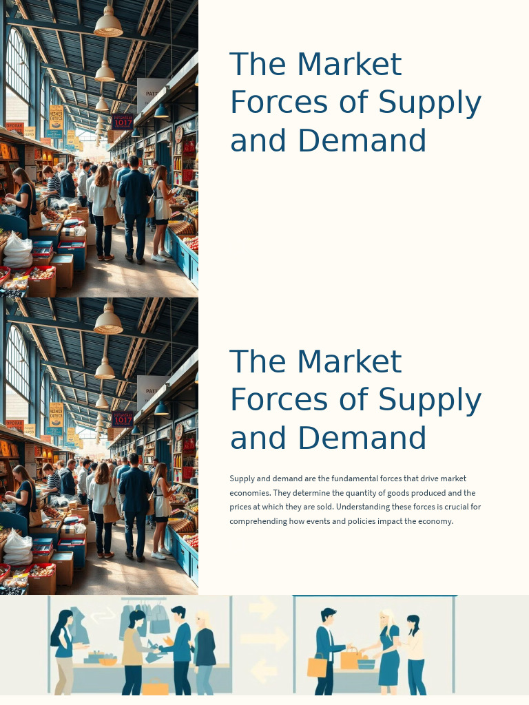The Market Forces of Supply and Demand | PDF | Demand | Supply (Economics)