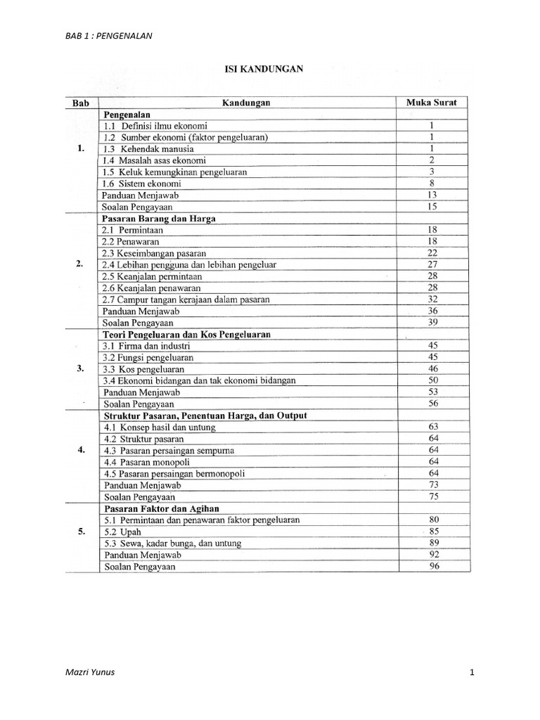Bab 1 - Pengenalan | PDF