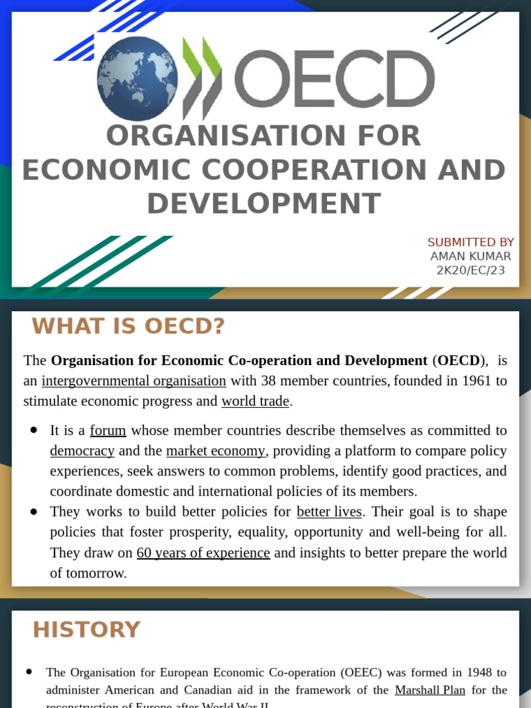 ASSIGNMENT 1.c_ORGANISATION FOR ECONOMIC COOPERATION AND DEVELOPMENT ...