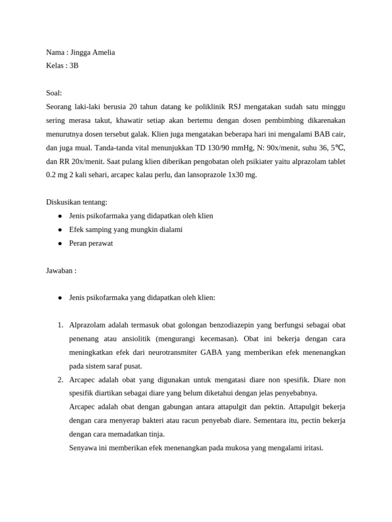 Soal Jiwa Tgs - Resume | PDF