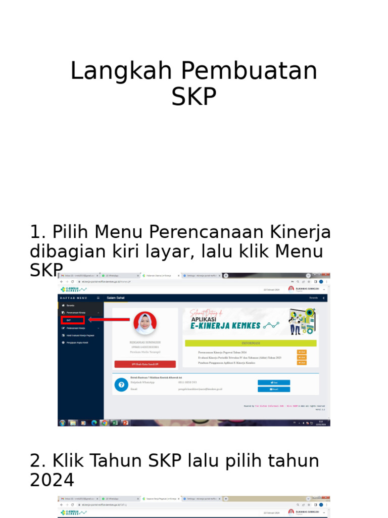 Langkah Pembuatan SKP | PDF | Karier & Perkembangan | Bisnis