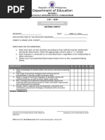 Annex L - COT RSP Rating Sheet | PDF