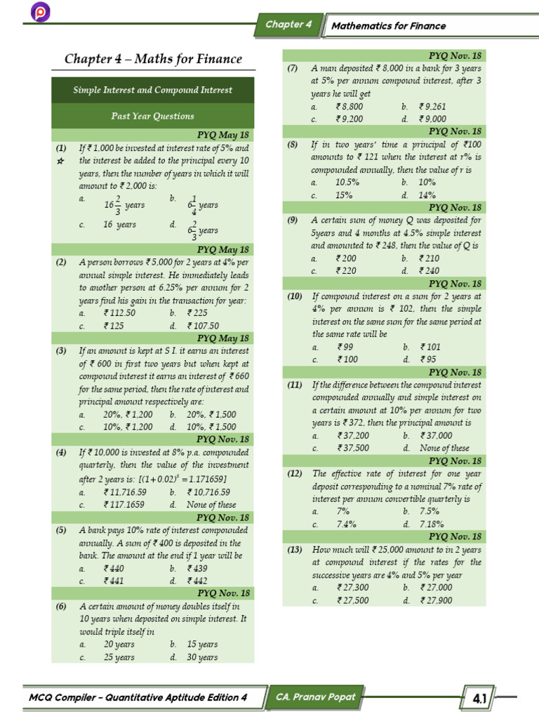sample pages | PDF | Compound Interest | Interest