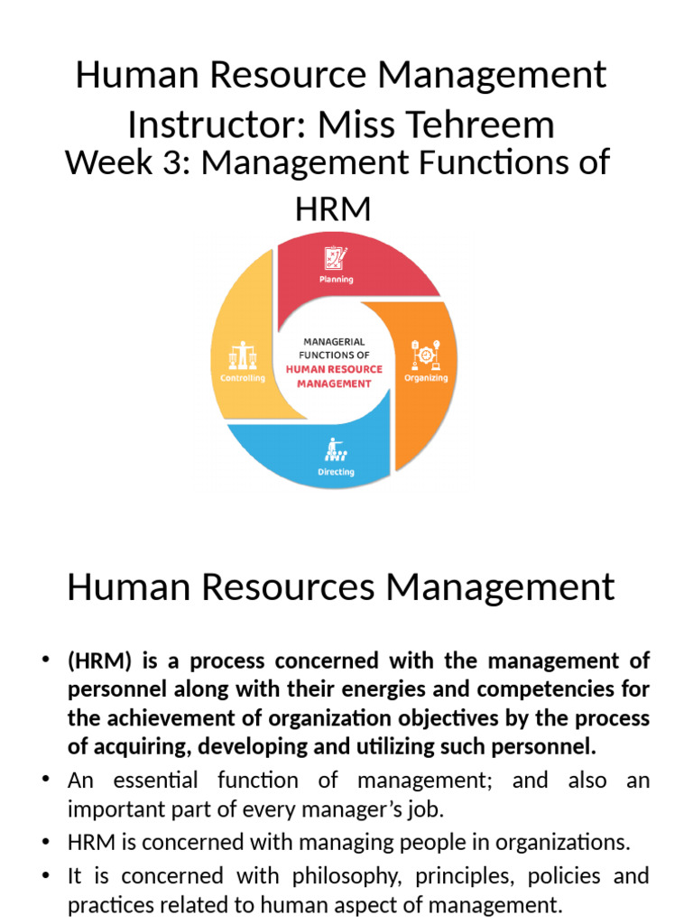CHAP 1 - Introduction To Human Resource Management | PDF | Human ...