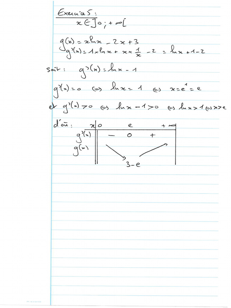 correction exercice 5 fonctions | PDF