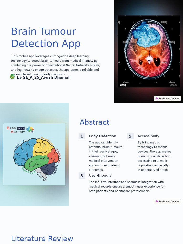 Brain Tumour Detection App | PDF | Mobile App | Brain Tumor