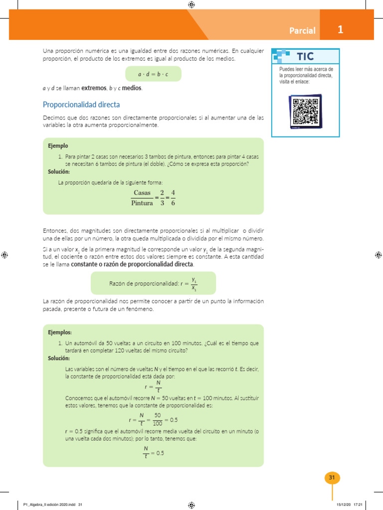 La Proporcionalidad y Sus Representaciones Act. 3 | PDF | Matemáticas