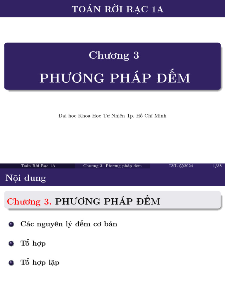 Chuong 3. Phuong phap dem | PDF