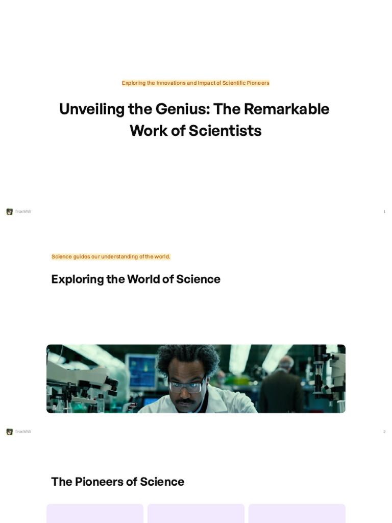 Innovations and Impact of Science | PDF | Science | Scientific Method