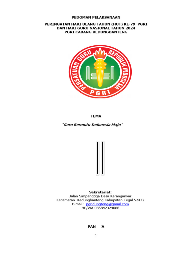 Proposal HUT PGRI 79-2024 Fik | PDF