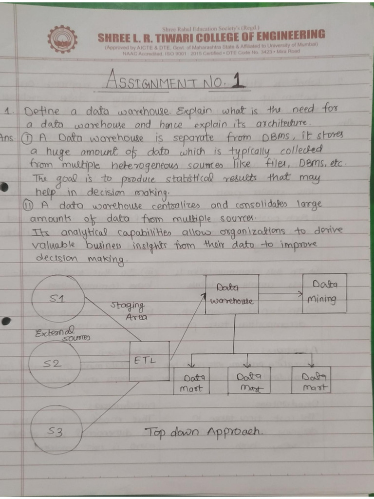 A DWM Assignment 1 | PDF