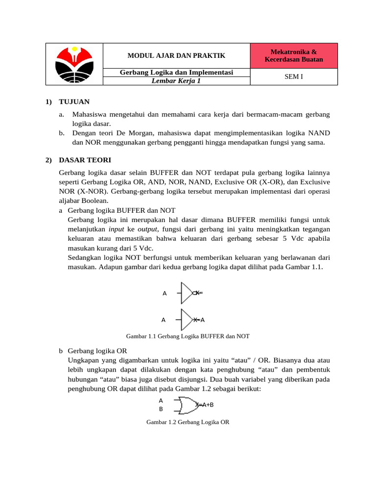 MODUL 1 Proteus | PDF | Sains & Matematika