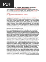 Ucc Security Agreement Sample | PDF | Security Interest | Bankruptcy