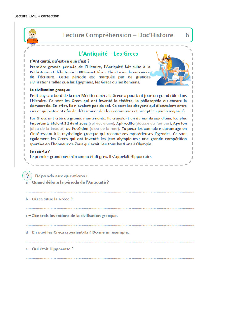 Lecture CM1 _ et _correction | PDF