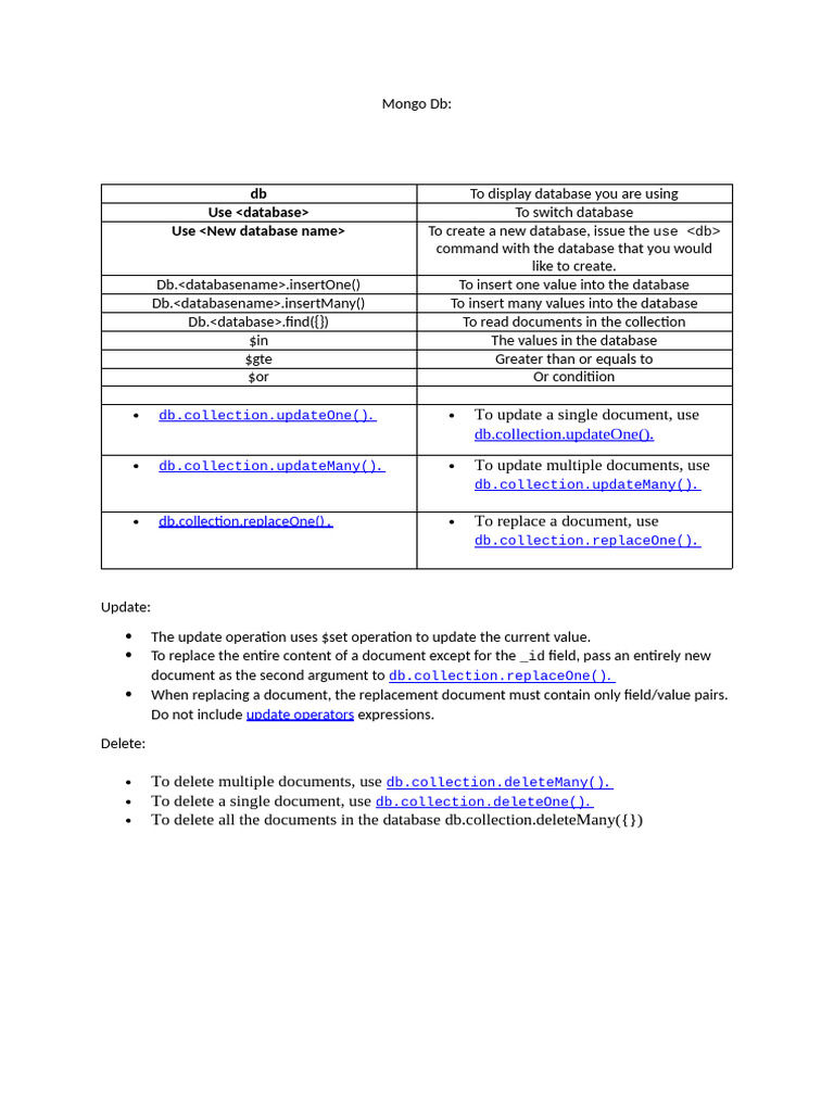 Mongo | PDF