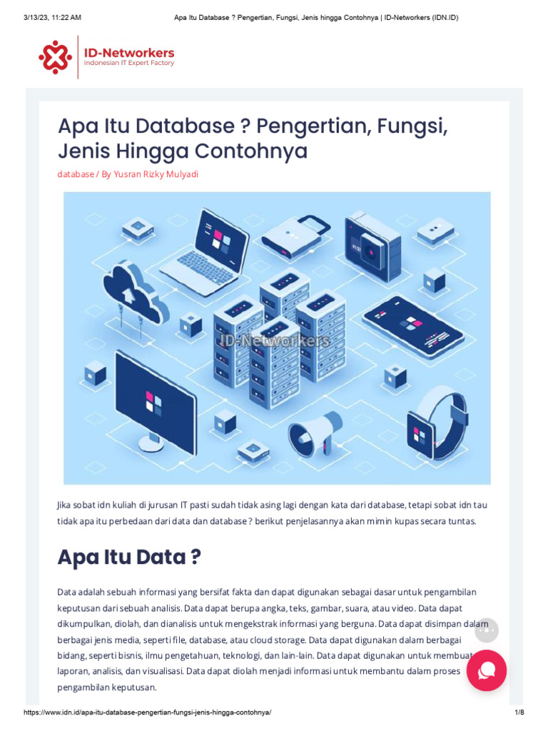 Apa Itu Database? | PDF