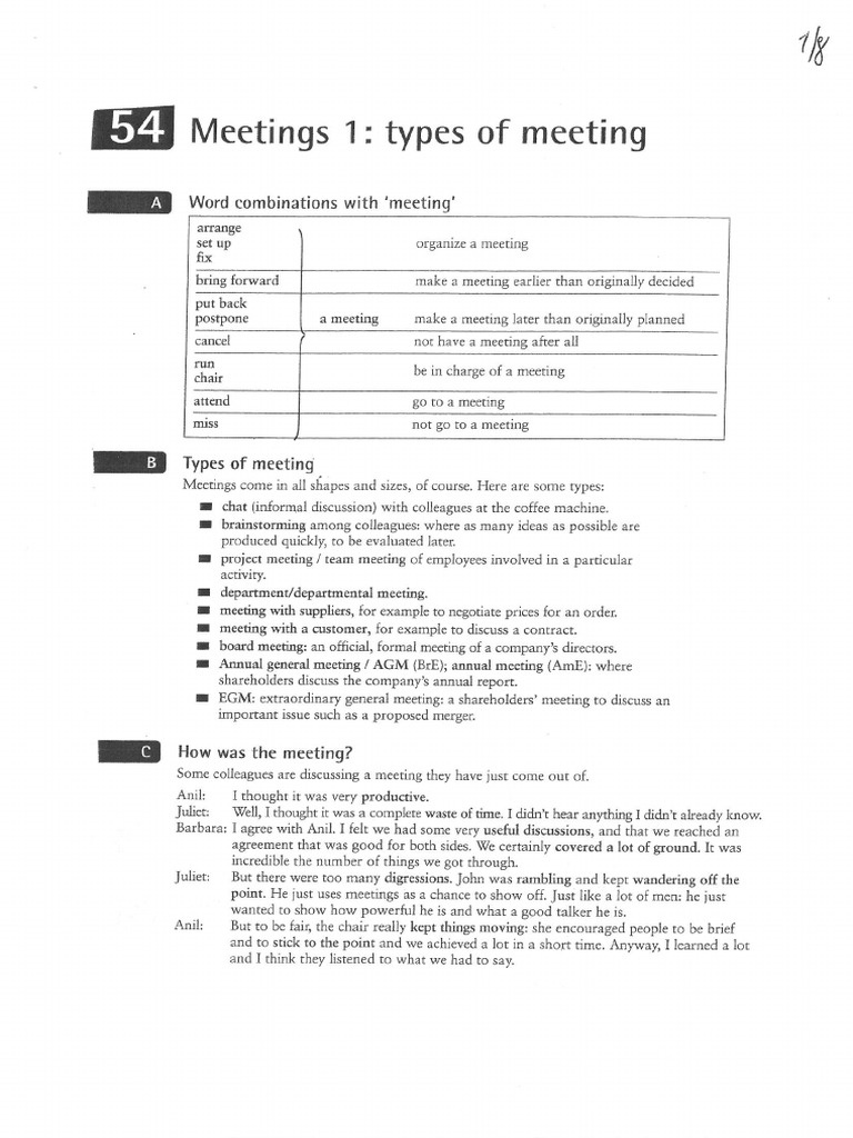 1.types of Meeting-1 | PDF