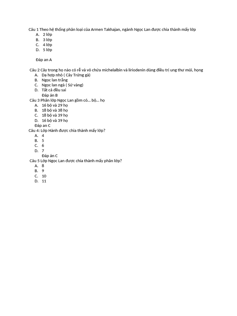 Câu Hỏi Lượng Giá Tvh | PDF