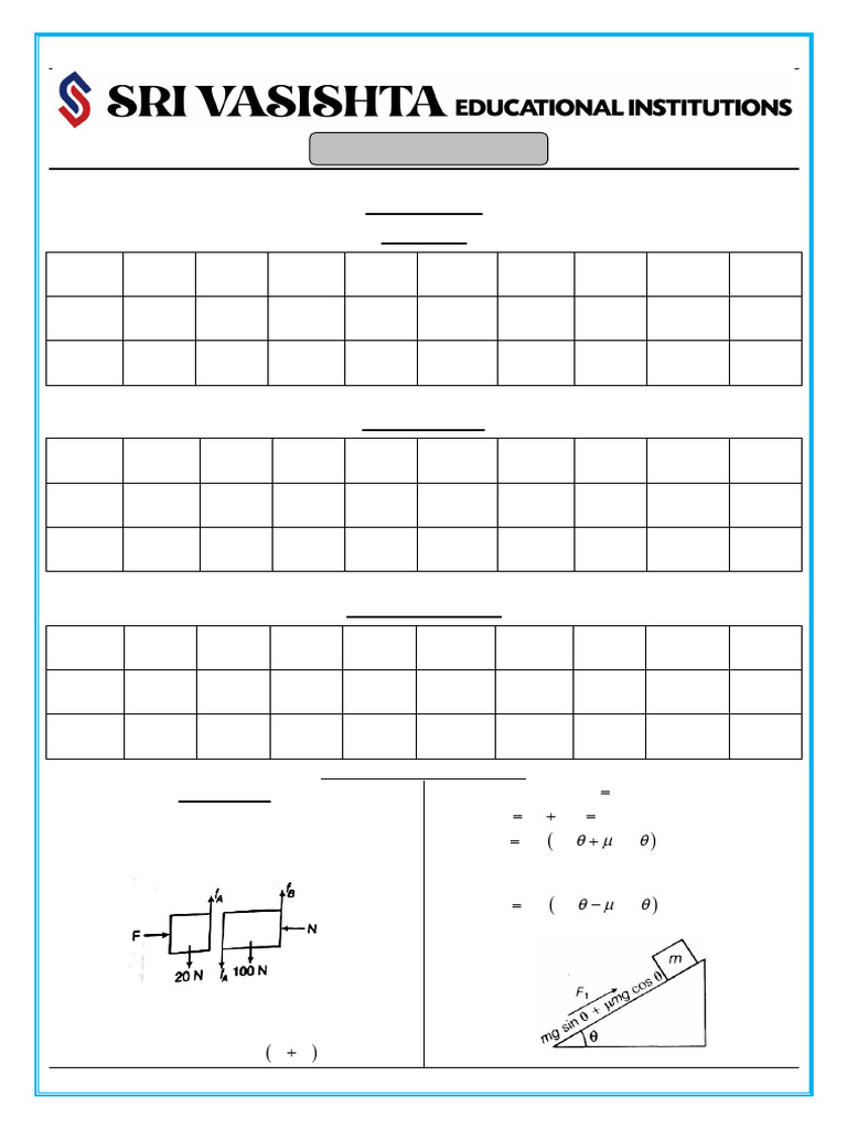 SR MPC (Sankalp) - Mains Model Rptm-04 - Ex DT - 19!10!2024 - Key Sheet | PDF | Force | Acceleration