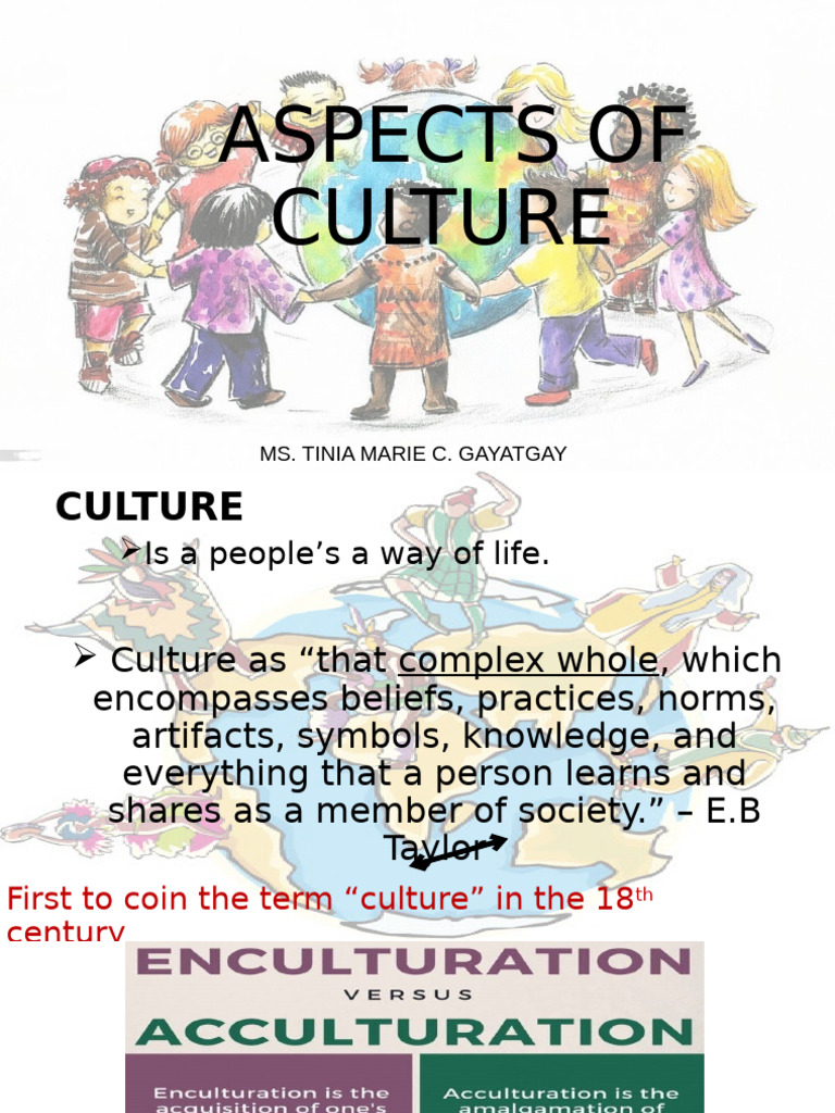 6 Ucsp Aspects of Culture | PDF | Society | Social Psychology