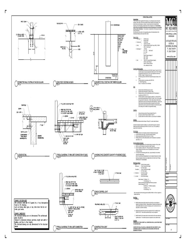 2021-0464-Clearwood-Pool-Structural-Plans | PDF | Deep Foundation ...