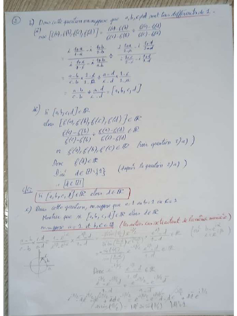 Exercice Math Sup Correction | PDF