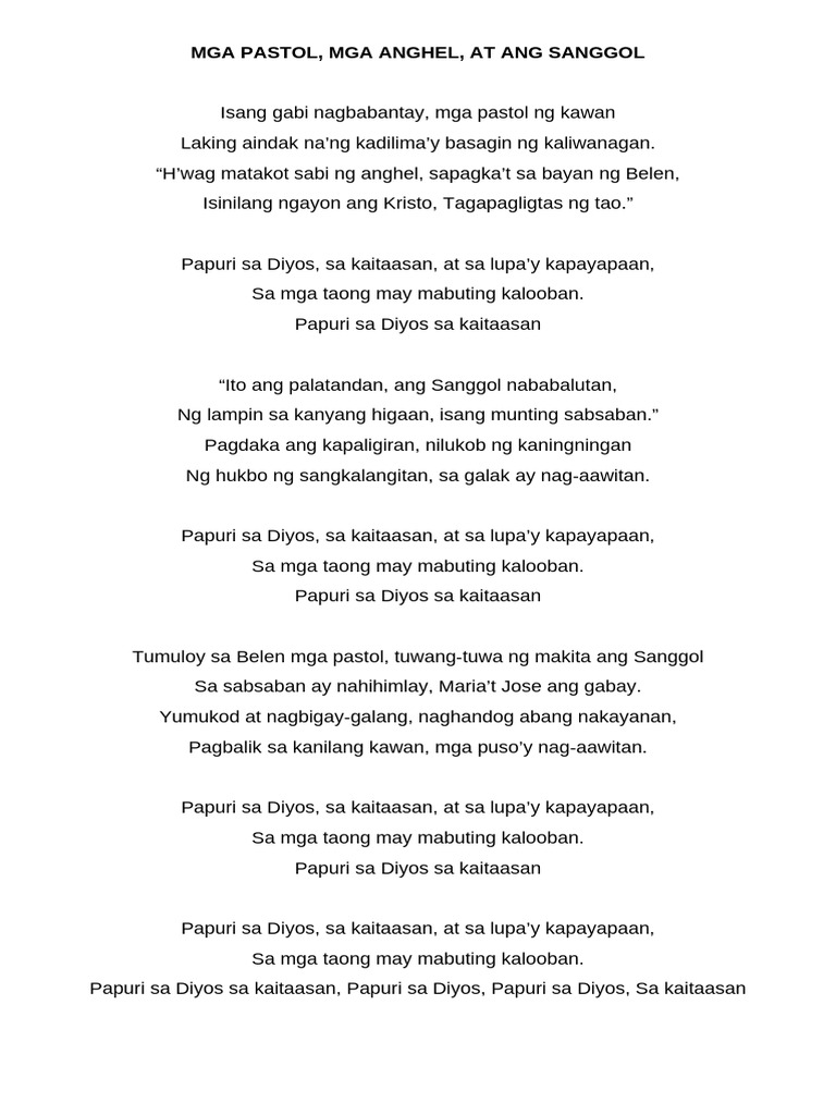 Mga Pastol | PDF