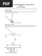 Lines and Angles Class9 2025 Clean | PDF | Line (Geometry) | Angle