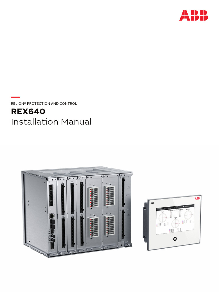 REX640 Inst 759115 ENb | PDF | Relay | Electromagnetic Compatibility