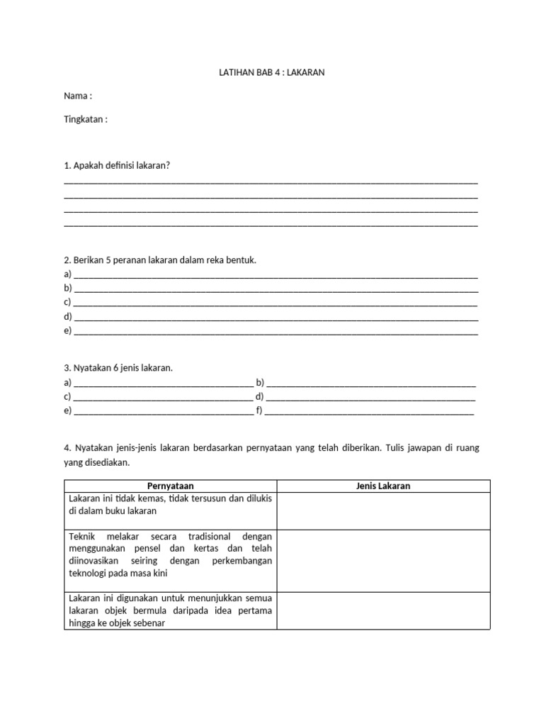 Latihan Bab 4 Pdf