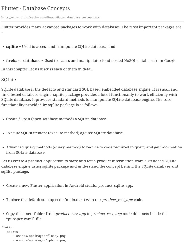 Flutter Database Concepts 1709568879600 Pdf Databases Computing 8746