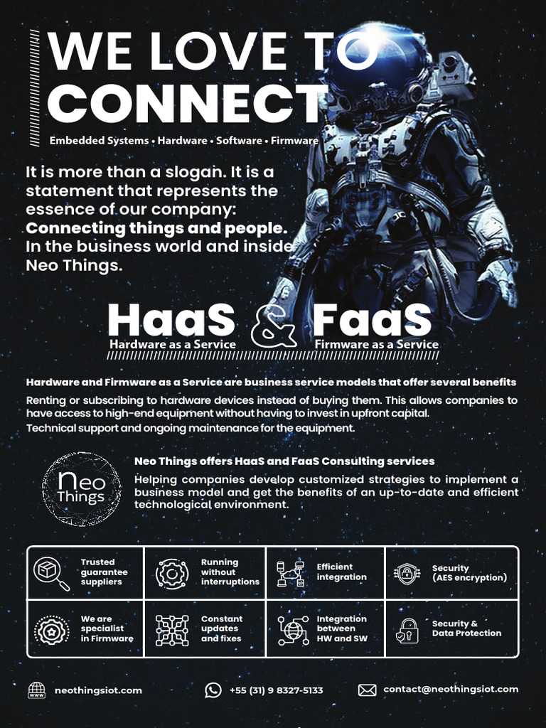 Flyer HaaS FaaS Embarcados ENGLISH | PDF | Computing | Computer Science