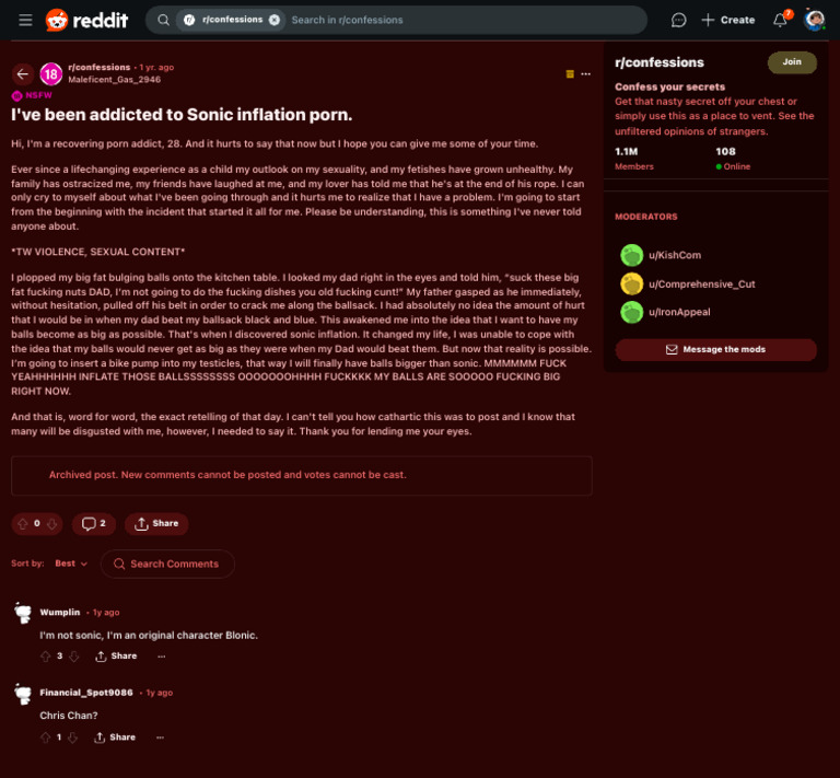 Sonic Inflation - Reddit Search! | PDF