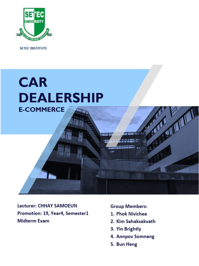 SetecAutoSale | PDF | Software Engineering | Data Management