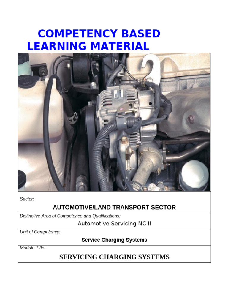 5 Service Charging System | PDF | Electric Motor | Electric Generator