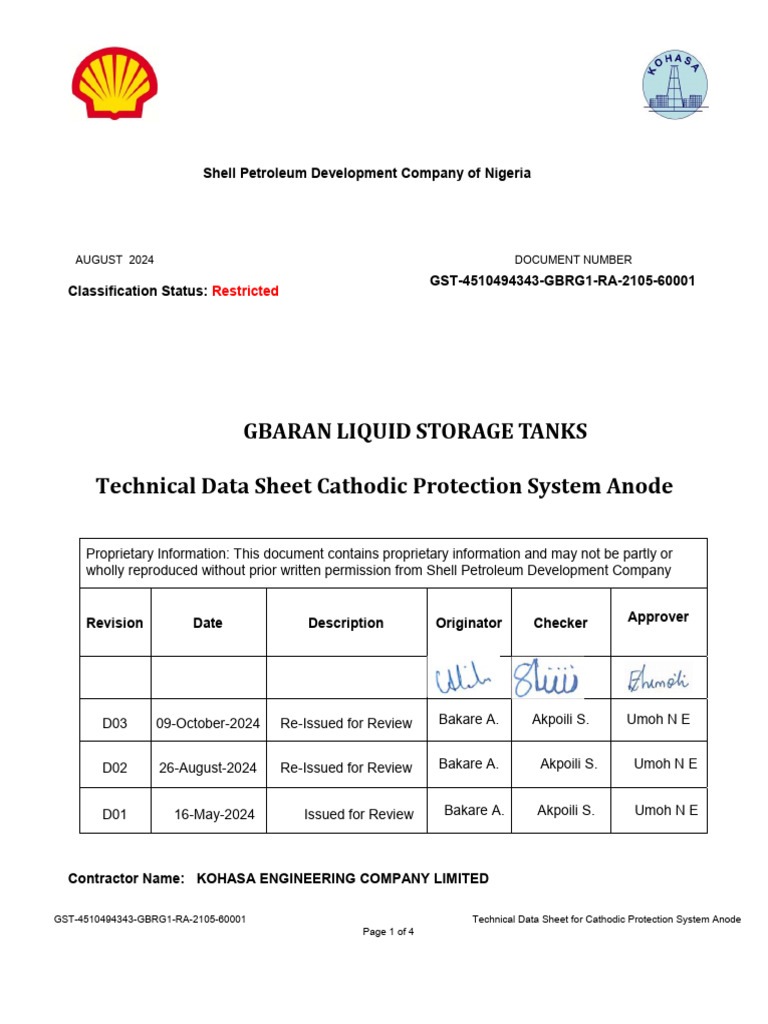 GST-4510494343-GBRG1-RA-2105-60001 Technical Data Sheet For Cathodic ...