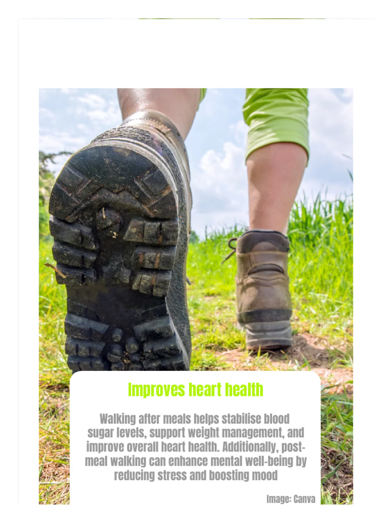 9 Health Benefits of Walking After Meals | PDF | Lifestyle